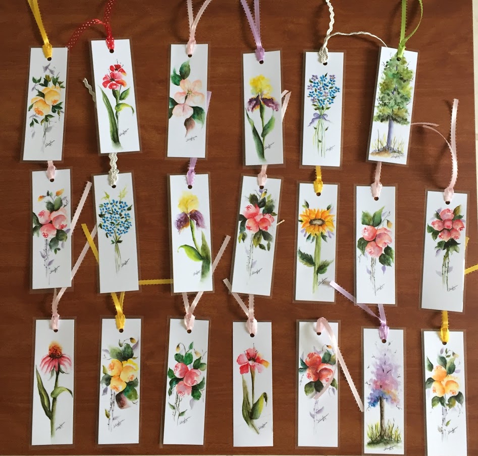 Hand painted Bookmarks – Pleasanton Art League
